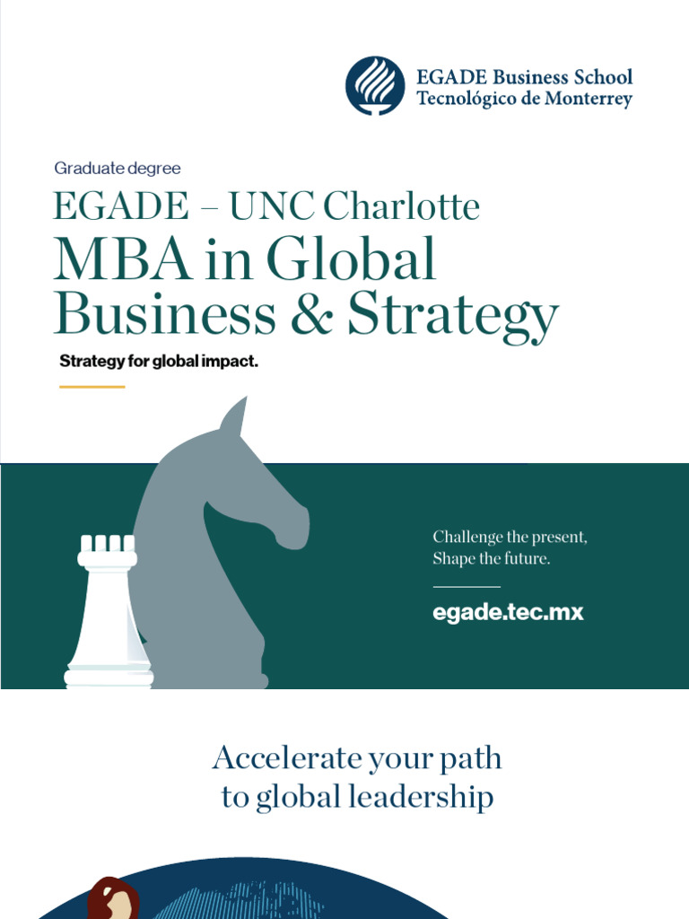 EGADE Tec de Monterrey - MBA G | PDF | Master Of Business ...