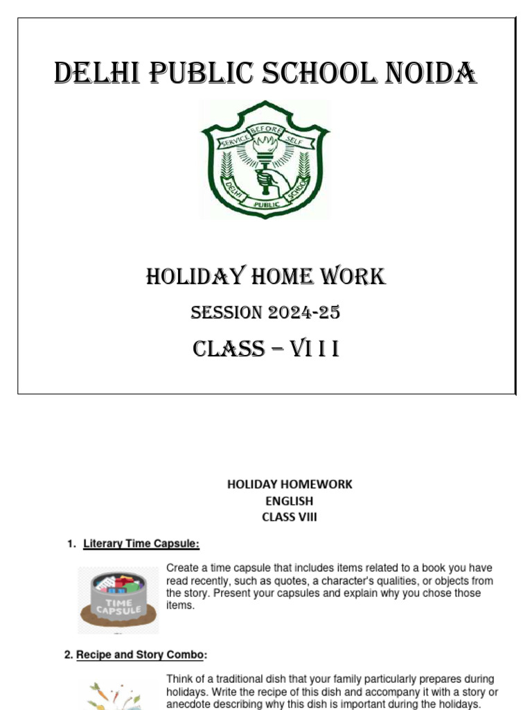 Class 8 HHW 2024-25 | PDF | Symmetry | Geometry