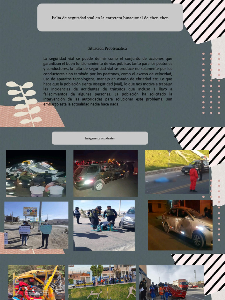 Proyecto de DPCC Final-1 | PDF | Seguridad vial | Transporte