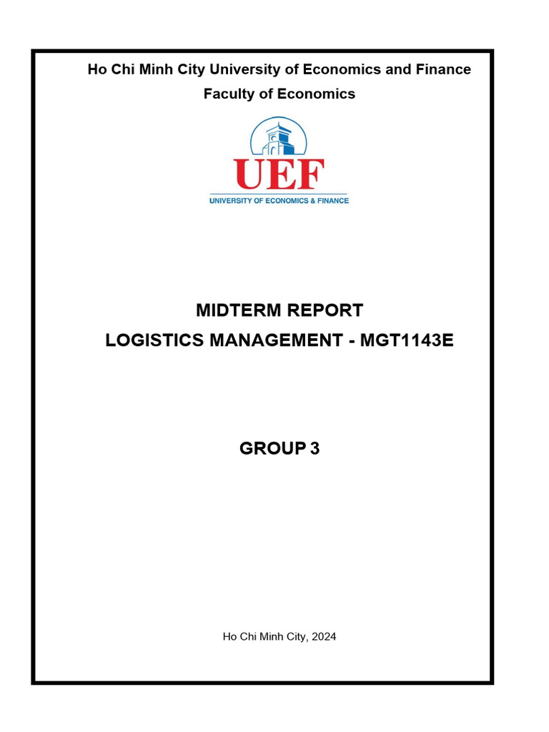 Cat Lai Port Logistics Management Report | PDF | Crane (Machine) | Containerization