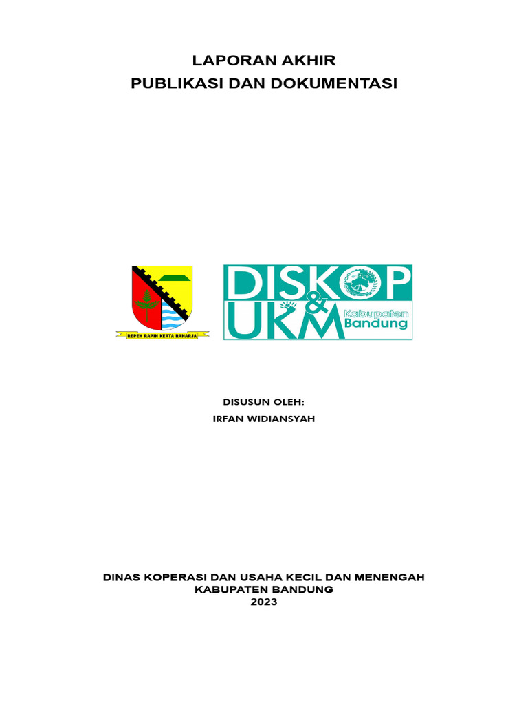 Laporan Akhir Pubdok Irfan Widiansyah | PDF | Bisnis