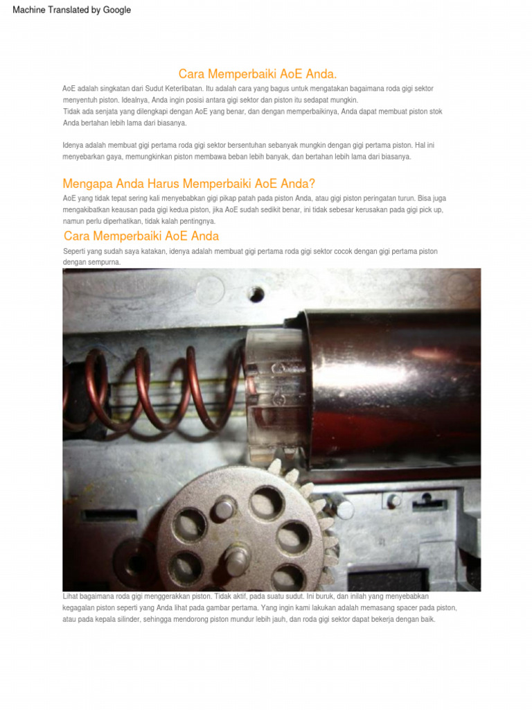 How To Correct Your AoE | PDF