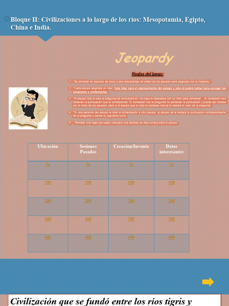 Jeopardy | PDF | Antiguo Egipto