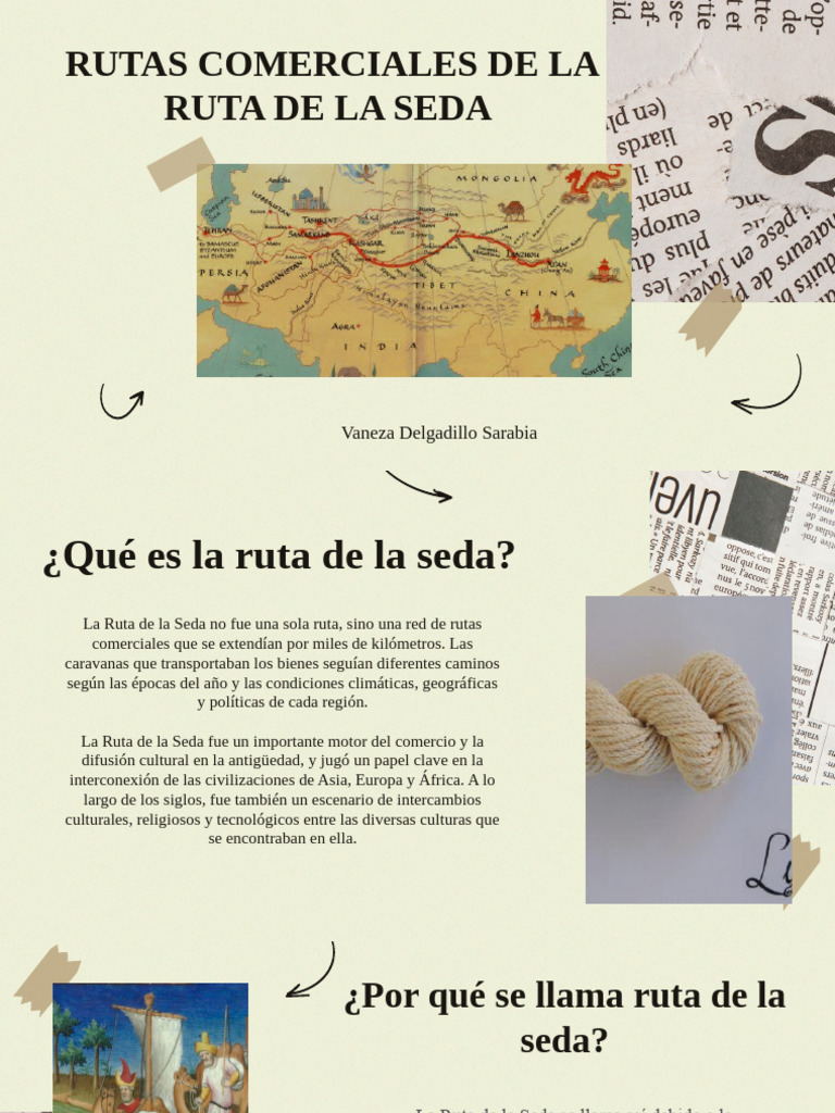 RUTAS COMERCIALES DE LA RUTA DE LA SEDA | PDF | Ruta de la Seda ...