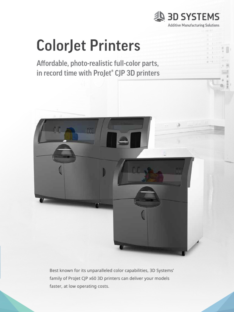 3d Systems Colorjet Printing Brochure Usen 2021 06 14 Web | PDF | 3 D Printing | Printer (Computing)