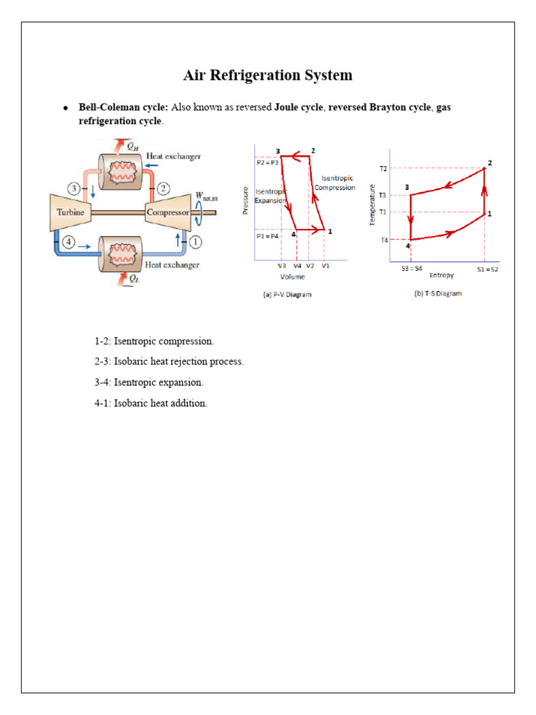 Air Refrigeration System | PDF