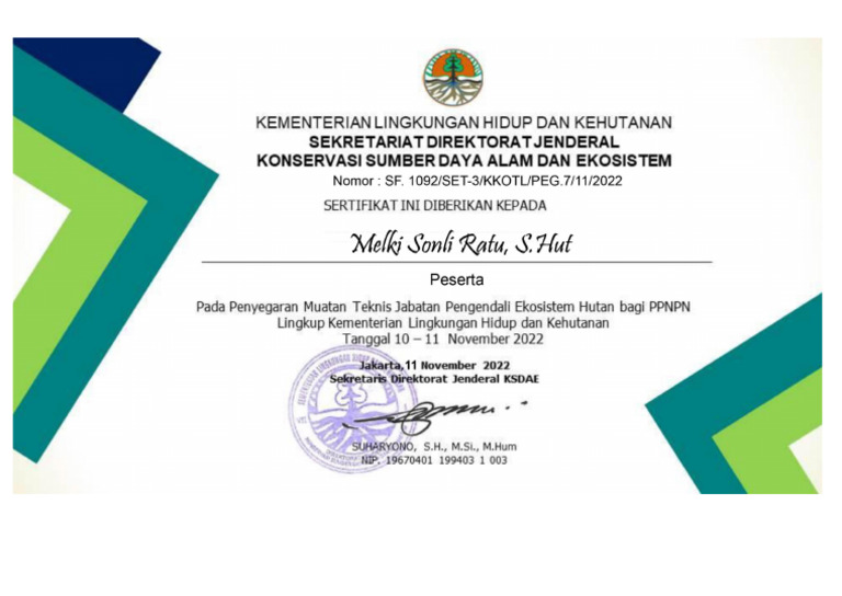 Melki Sertifikat | PDF