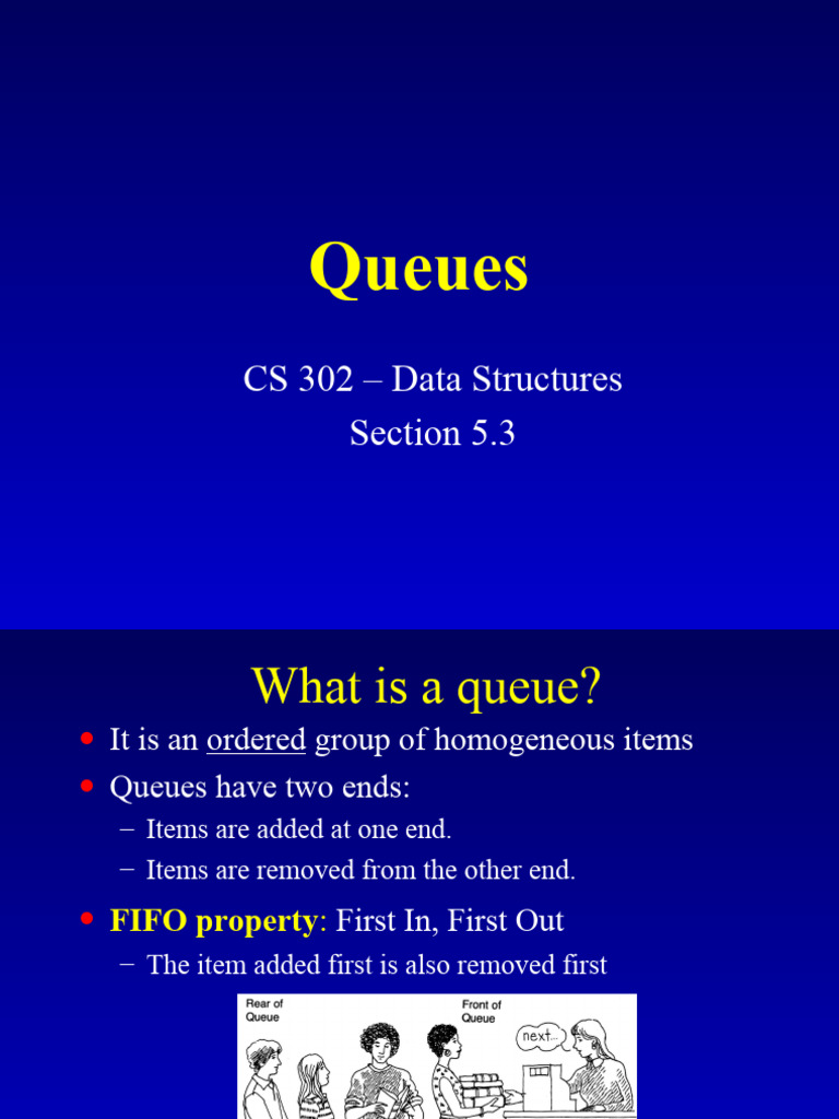 06 Queues | PDF | Queue (Abstract Data Type) | Formal Methods