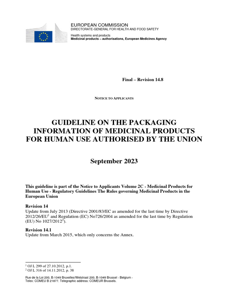 2018 Packaging Guidelines en 1 | PDF | Directive (European Union ...