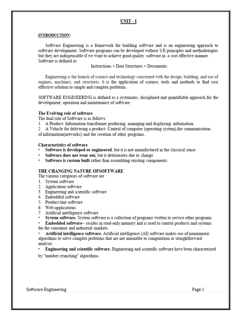 Software Engineering-MODULE 1 | Download Free PDF | Software ... Software Engineering-MODULE 1 | Download Free PDF | Software ...