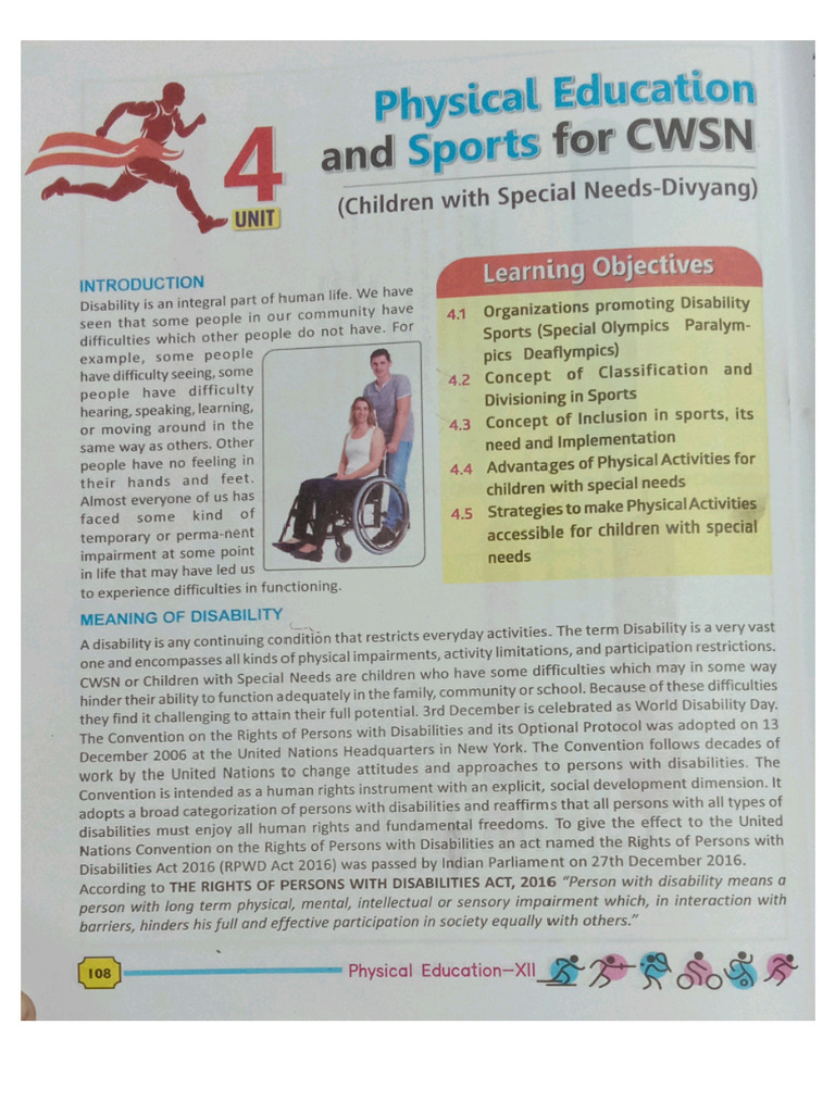Physical Education CH 4 | PDF