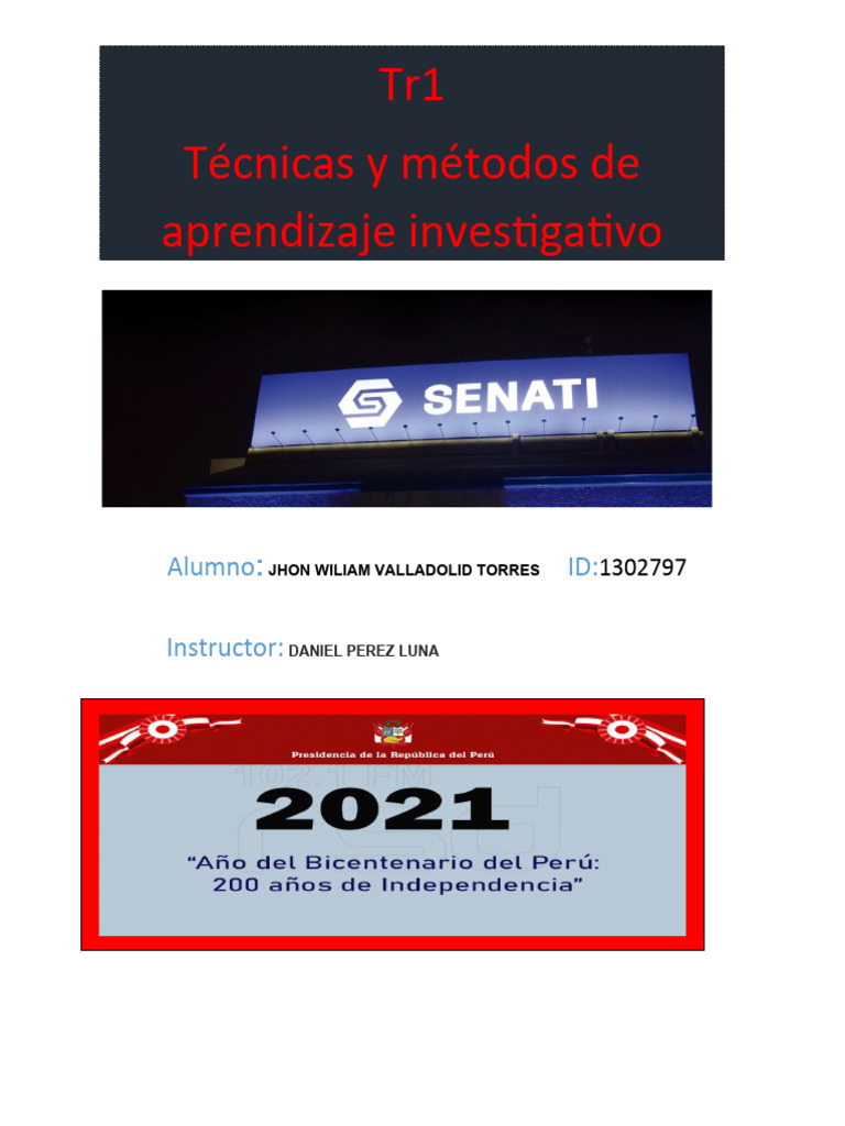 Trabajo de Tecnicas y Metodos TR1 | PDF | Tornillo | Procesos industriales