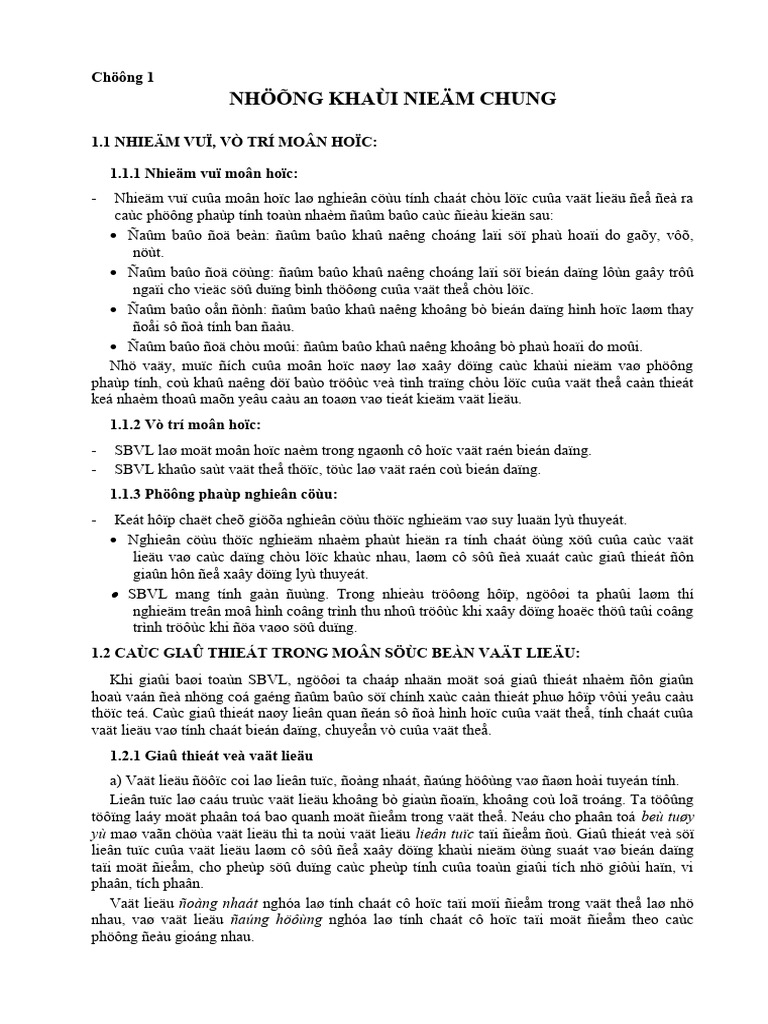 Chuong 1-Khai Niem Chung | PDF