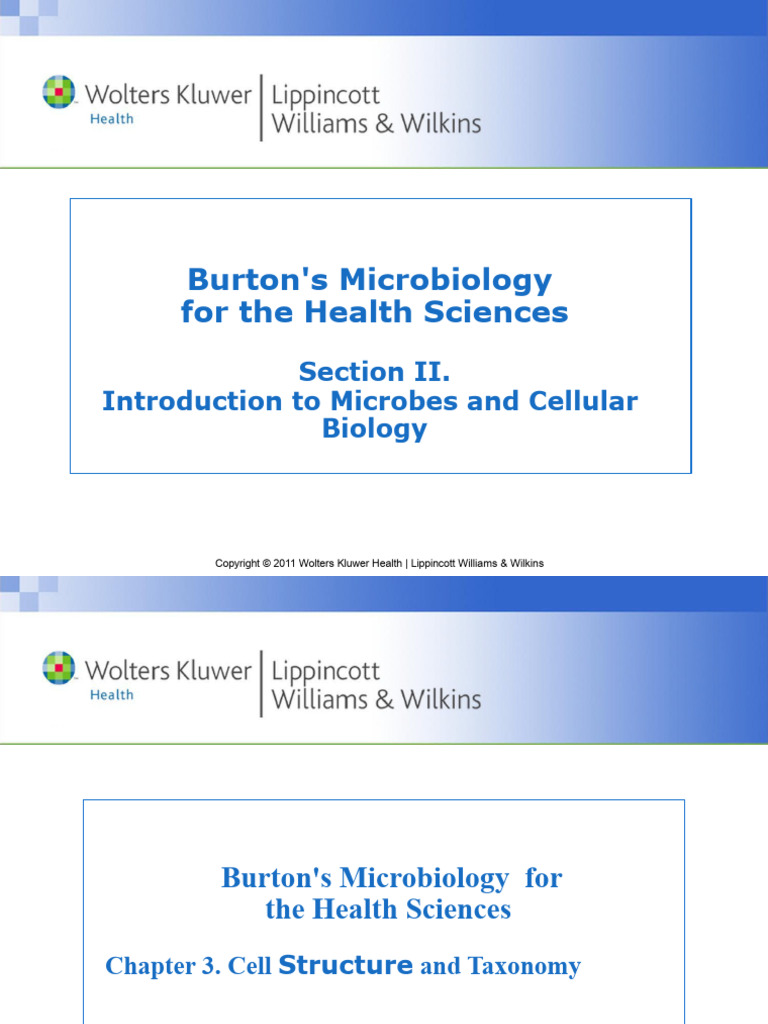 Chapter 3 Cell Structure and Taxonomy | PDF | Ribosomal Rna | Cell (Biology)