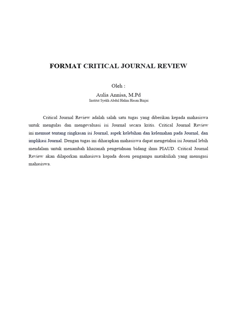 Format CJR | PDF
