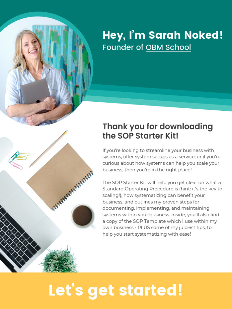 OBM School SOP Kit | PDF | Policy