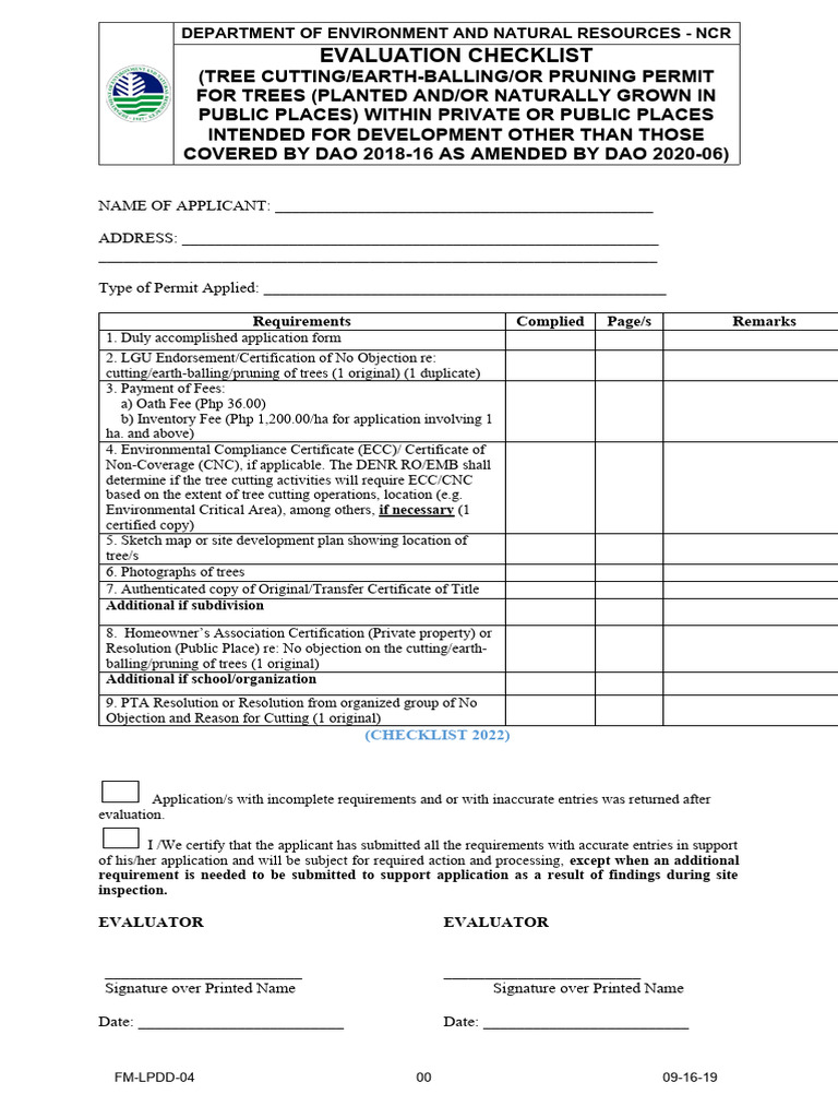 Ncr-f-08-Tree Cutting, Earth-Balling, Pruning Intended For Development ...