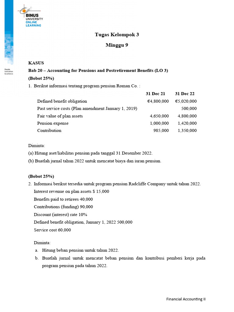 TK3-Financial Accounting II-R0 | PDF | Pengelolaan Keuangan & Uang