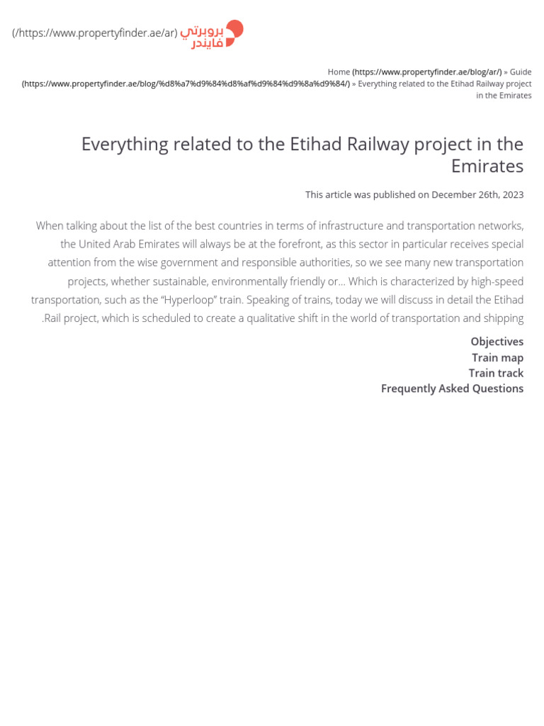 Etihad Train_ Overview, Map, Route and More _ Property Finder ...