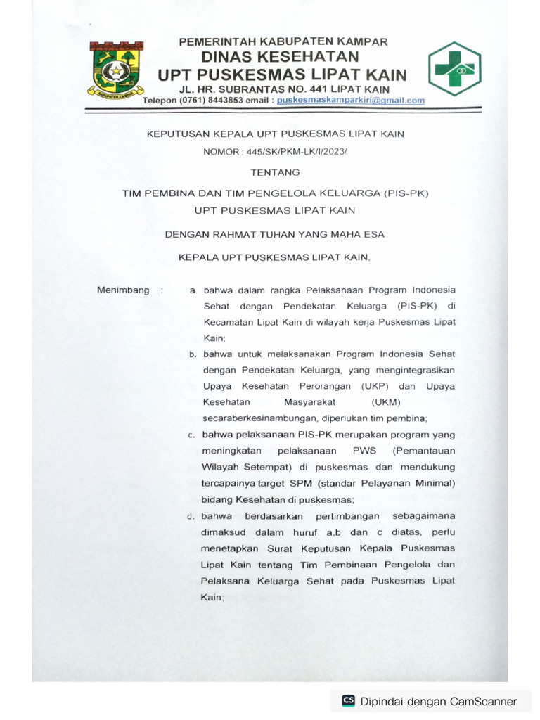 SK PIS-PK DAN BINWIL | PDF