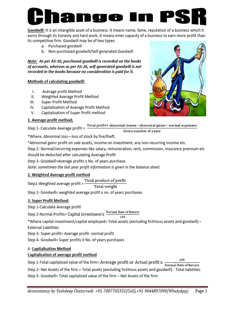 C2 PSR | PDF | Goodwill (Accounting) | Expense