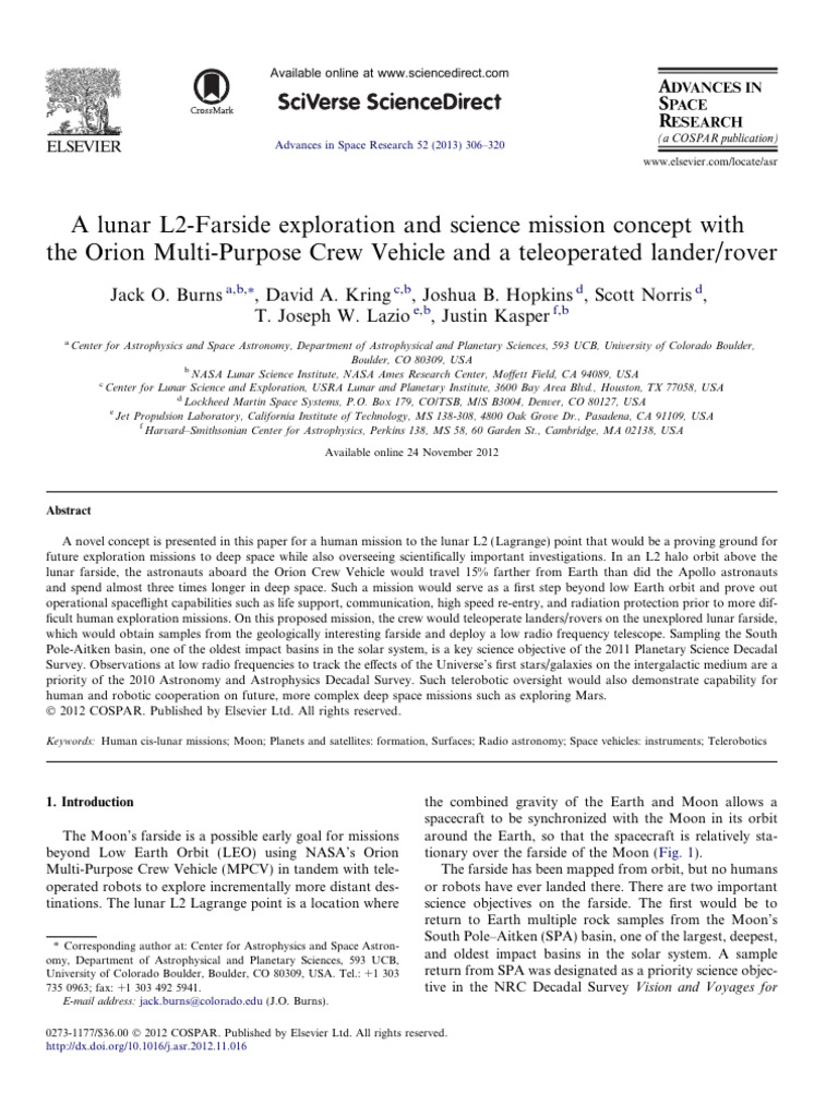 A Lunar L2-Farside Exploration and Science Mission Concept With The Orion Multi-Purpose Crew ...