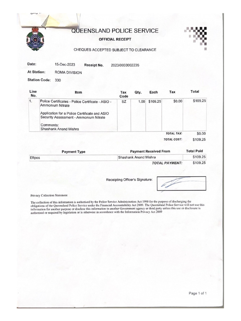 Queensland Police Service | PDF