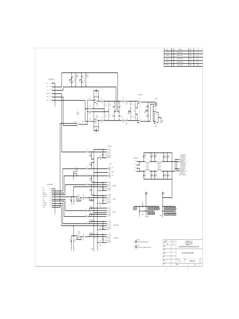 SVT-7PRO Output Board Schematic | PDF | Audio Engineering | Sound ...