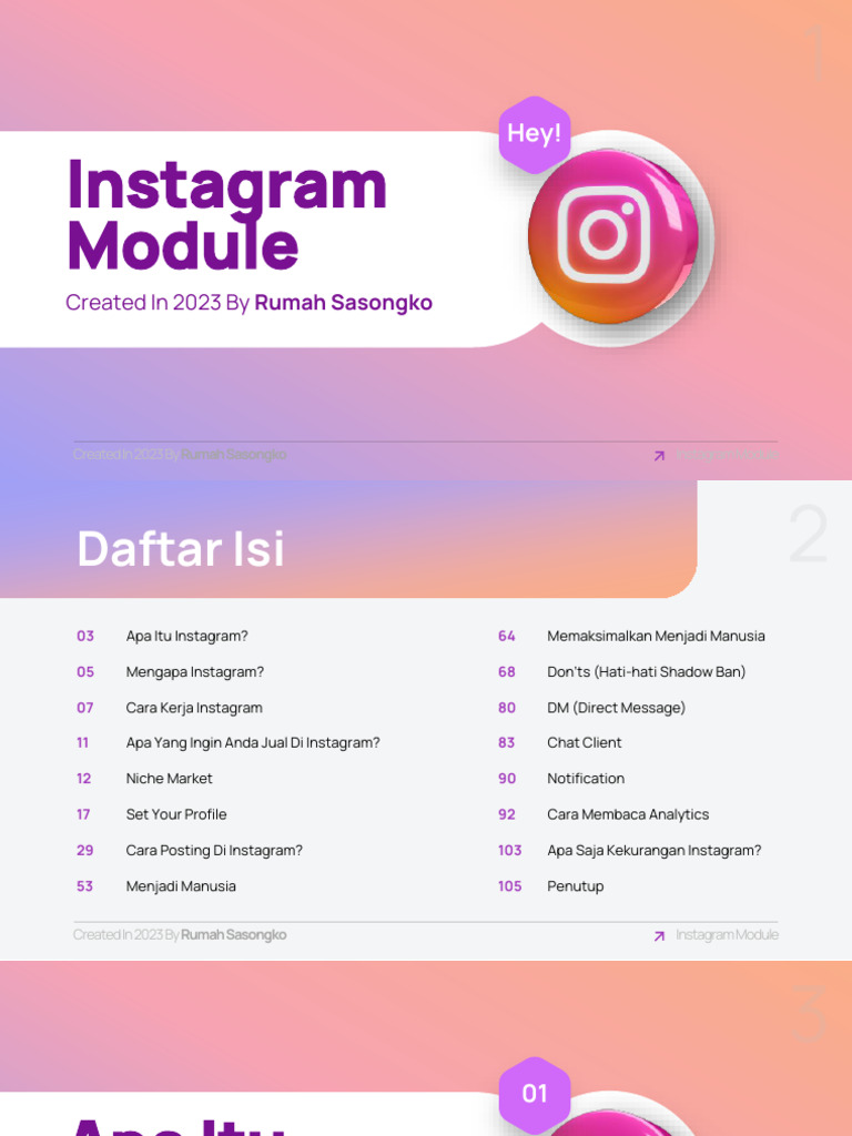 Modul Instagram | PDF