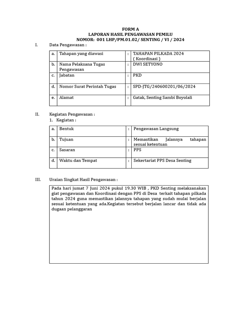 1.form A 7 Juni 2024 Tomi | PDF