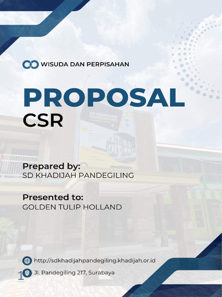 Proposal CSR Wisuda SD Khadijah Pandegiling | PDF | Karier ...