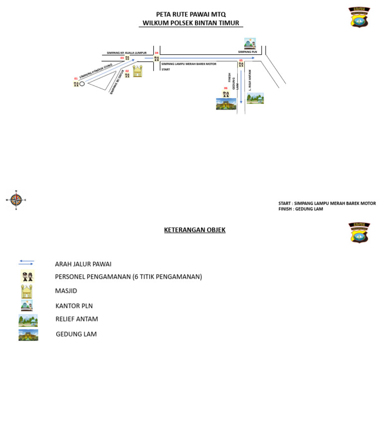 Peta Rute Pawai MTQ | PDF