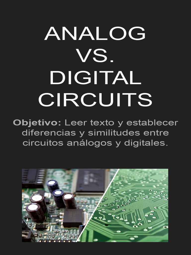 Lesson 2: Analog vs. Digital Circuits | PDF | Electronic Circuits ...