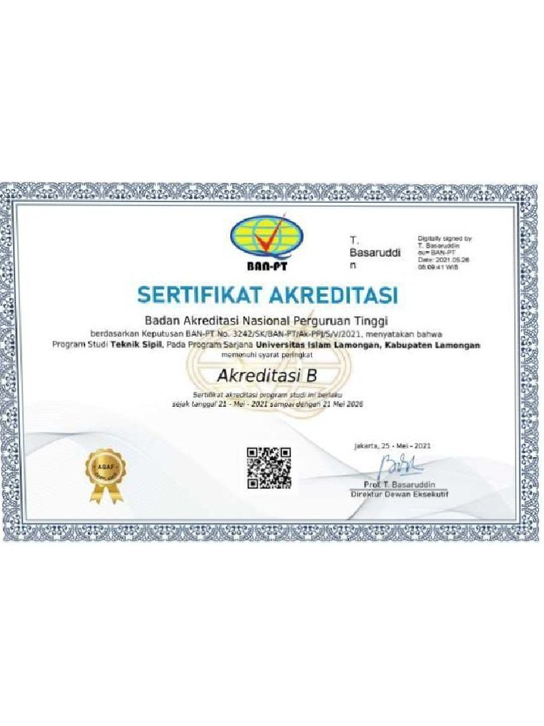 Akreditasi Program Studi | PDF