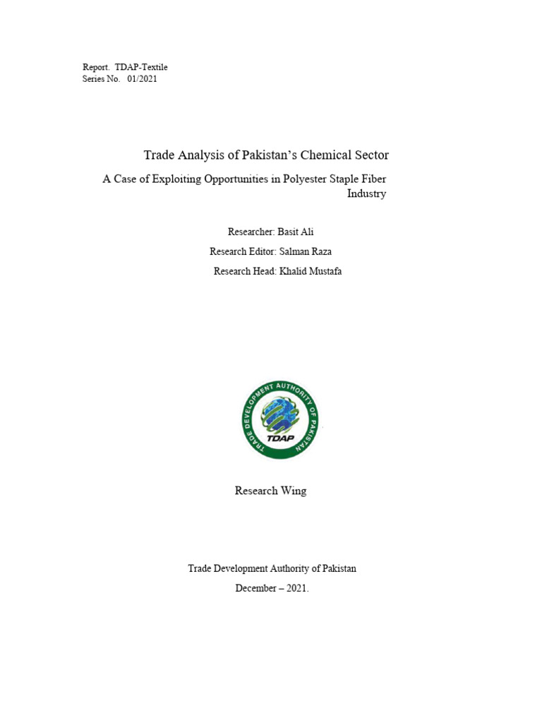 PSF Complete Report | PDF | Polyester | Tariff