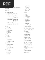 100 Soalan Algebra & Jawapan PDF | PDF