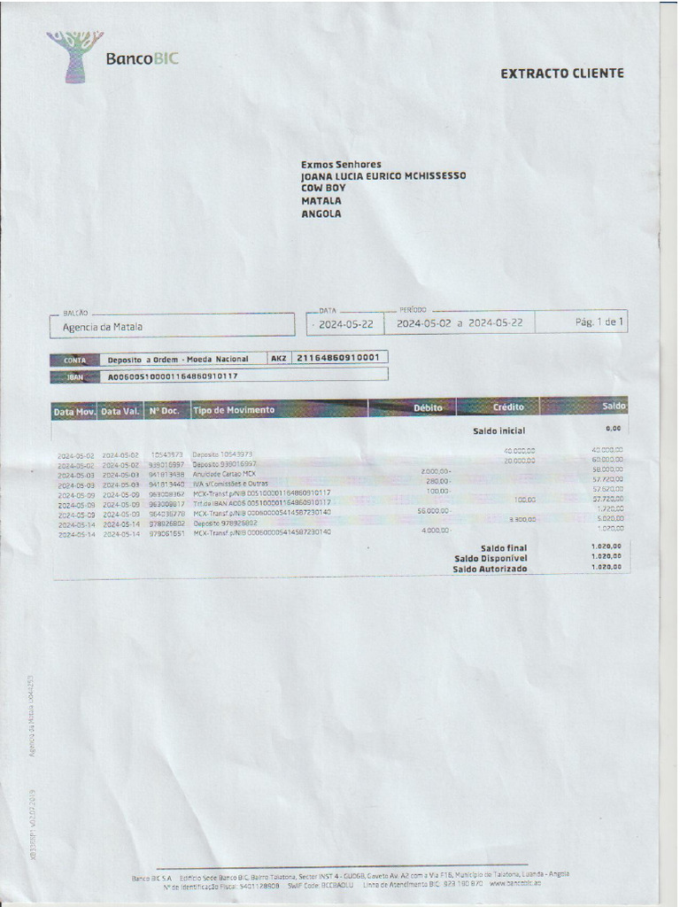 EXTRATO BANCÁRIO | PDF