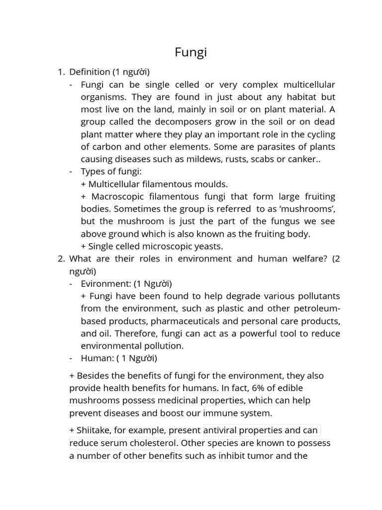 Fungi | PDF | Fungus | Ecosystem