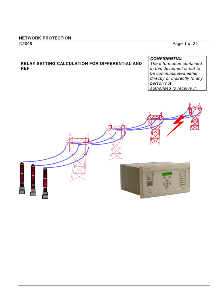 Transformer Differential Protection Calculation | Download Free PDF ...