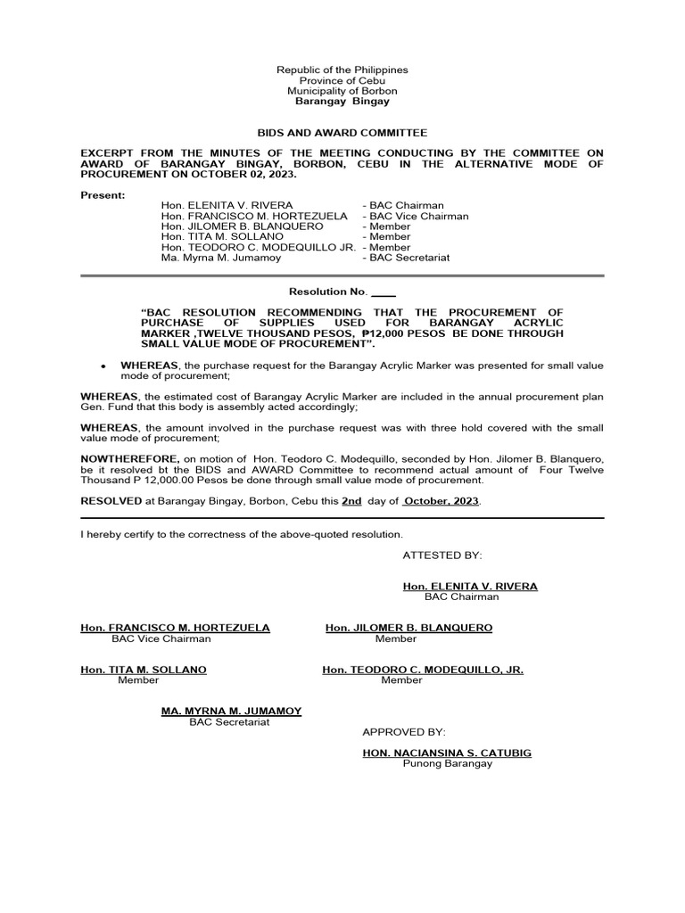 Barangay Marker | PDF | Philippines