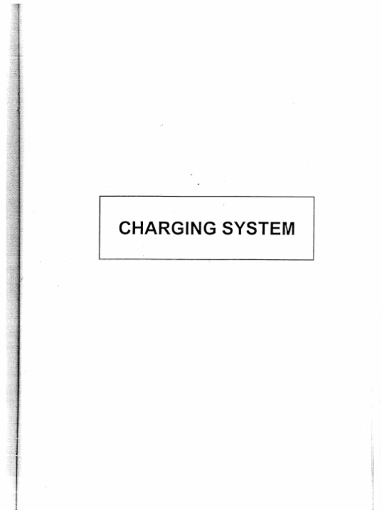 Charging System Manual | PDF