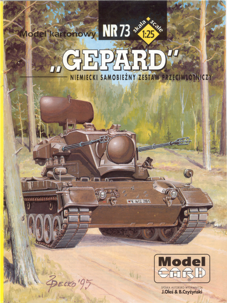 Model Card 073 - Flakpanzer Gepard | PDF