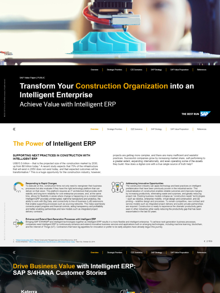 Transform Your Engineering, Construction, and Operations Organization Into An Intelligent ...