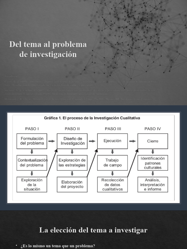 Clase 3 - Del Tema Al Problema de Investigación | PDF | Diseño | Marco ...
