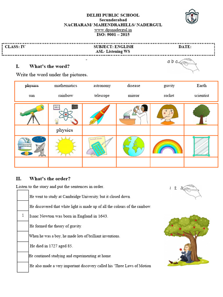 Garde IV ASL - Listening | PDF | Physics | Gravity