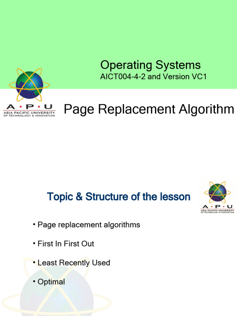 Page Replacement Algorithms Explained | PDF | Computing | Computer Data