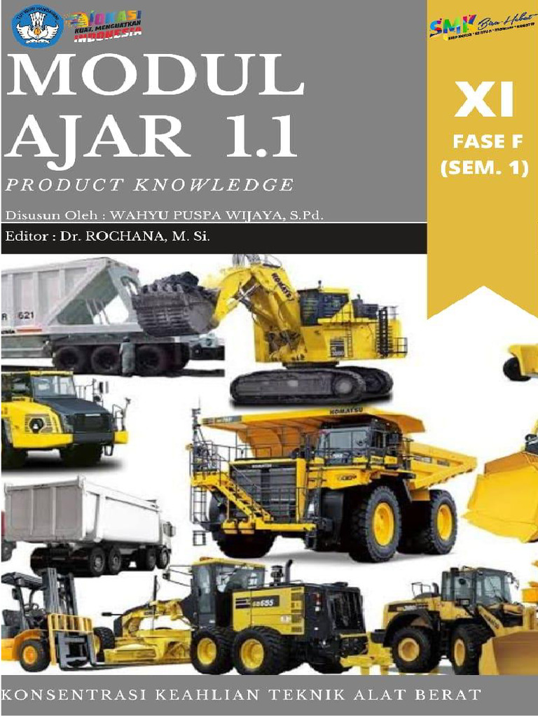 Modul Ajar Teknik Alat Berat - Product Knowledge - Fase F | PDF