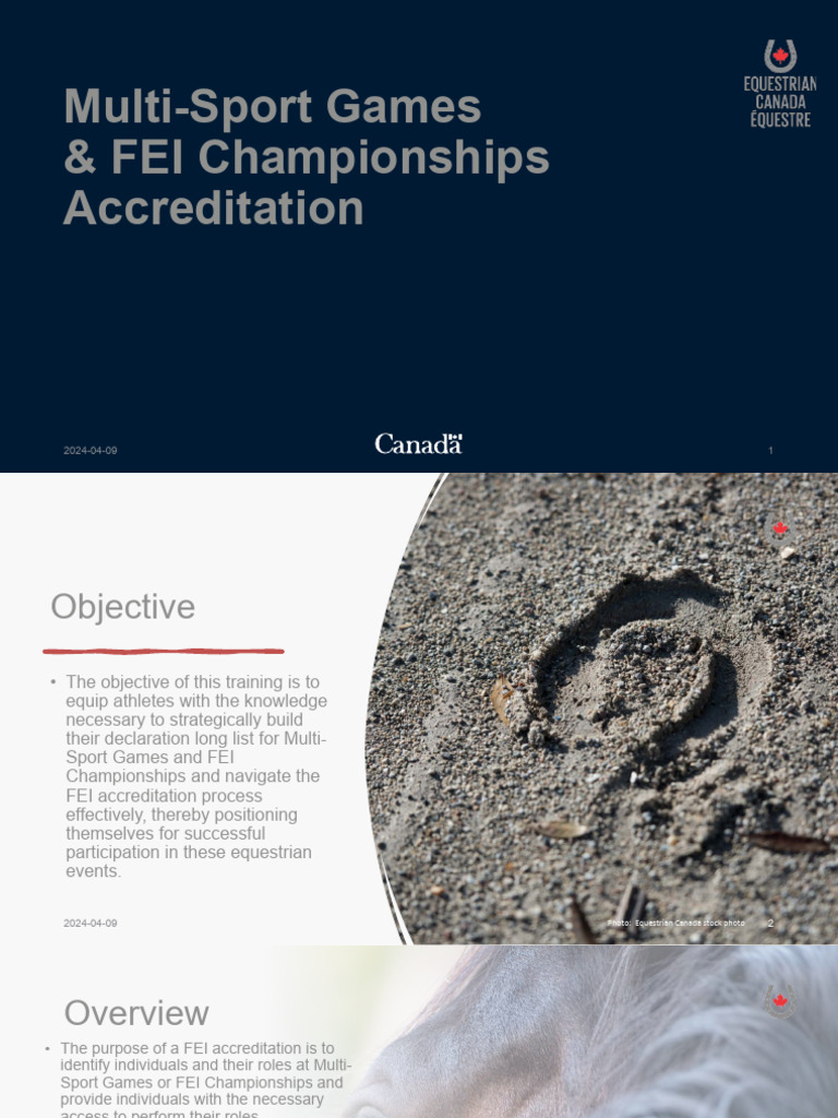 Multi-Sport Games and FEI Championships Accreditation (en) | PDF
