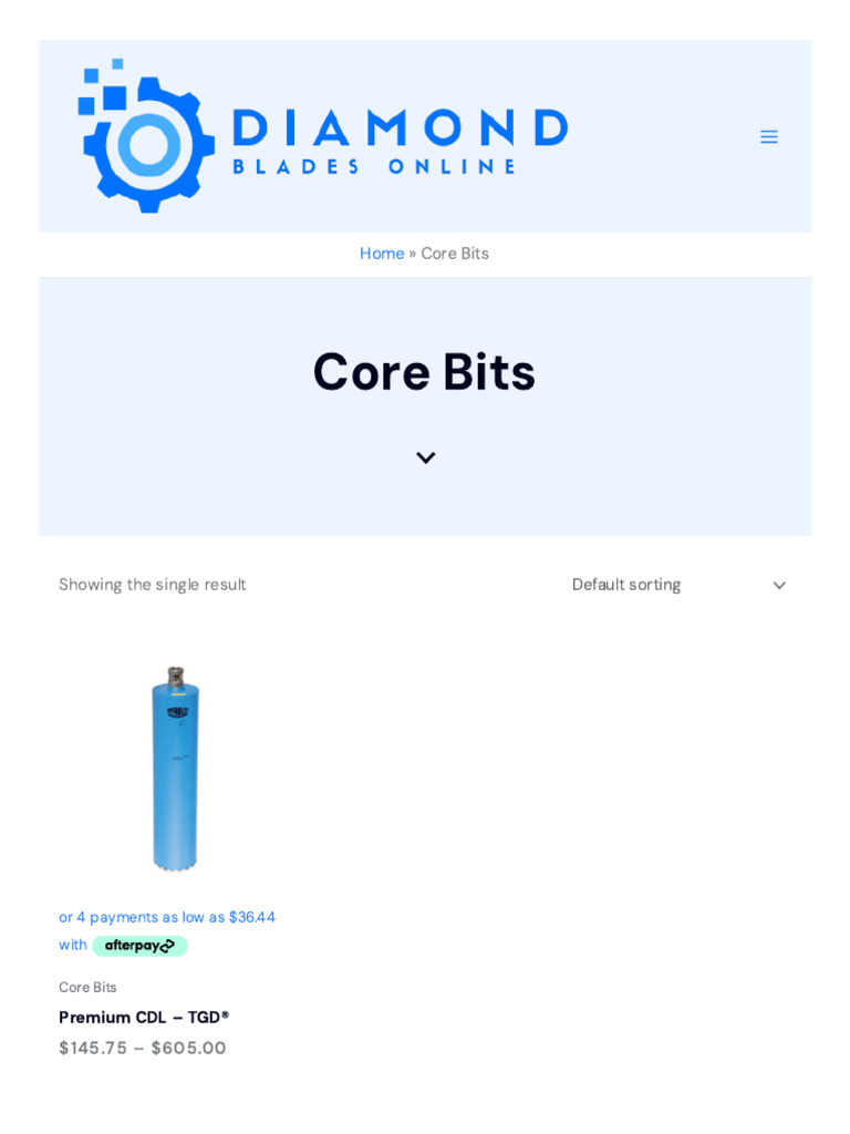 Concrete Core Drill Bits | PDF