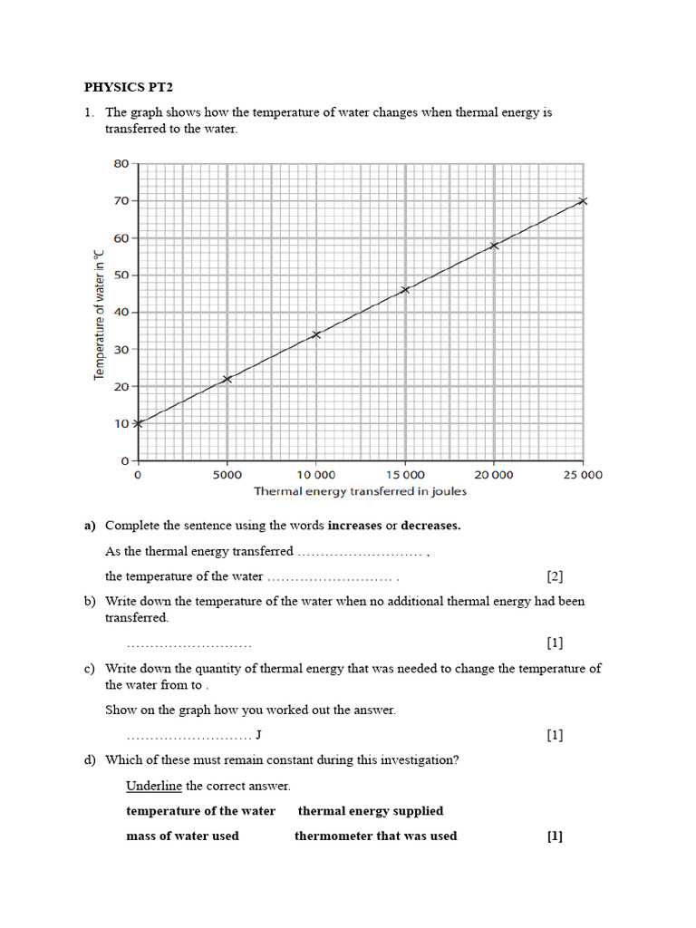 Physics Year 7 | PDF | Temperature | Heat